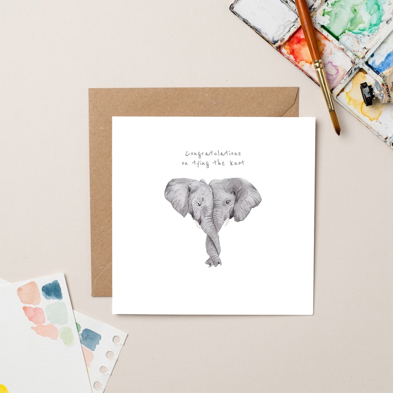 Elephant Cards - Etsy