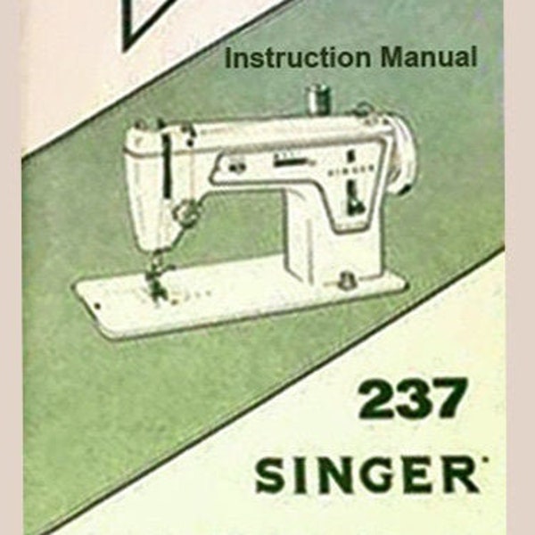 Singer 212 Mini _instruction Manual _PDF Format _digital Download - Etsy