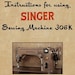 Singer Stylist 834 Sewing Machine _instruction Manual _digital Download ...