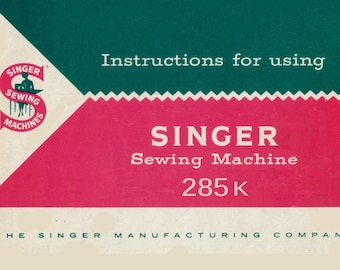 Singer 223 _instruction Manual _PDF Format _digital Download | Etsy