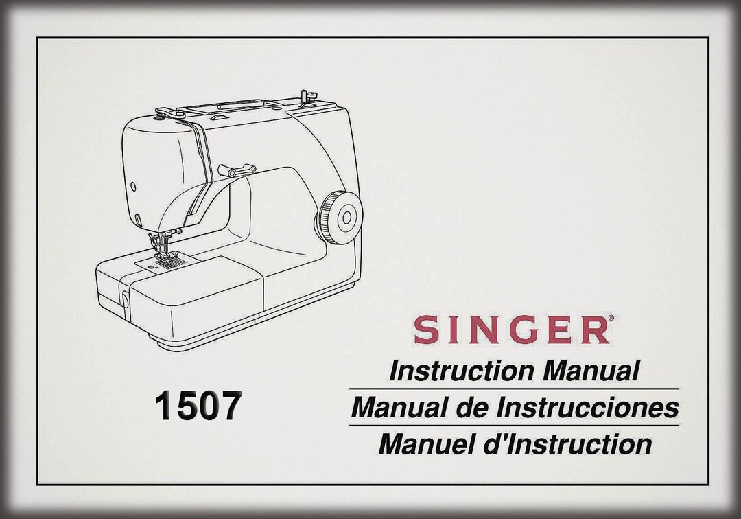Singer 1507 _instruction Manual _digital Download _PDF Format - Etsy