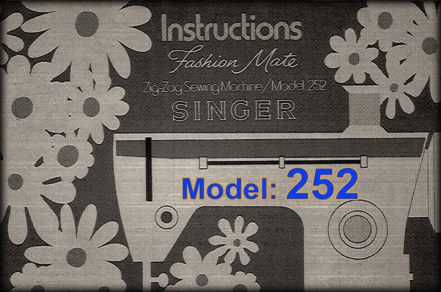 Singer 252 Fashion Mate _instruction Manual _PDF Format_digital ...