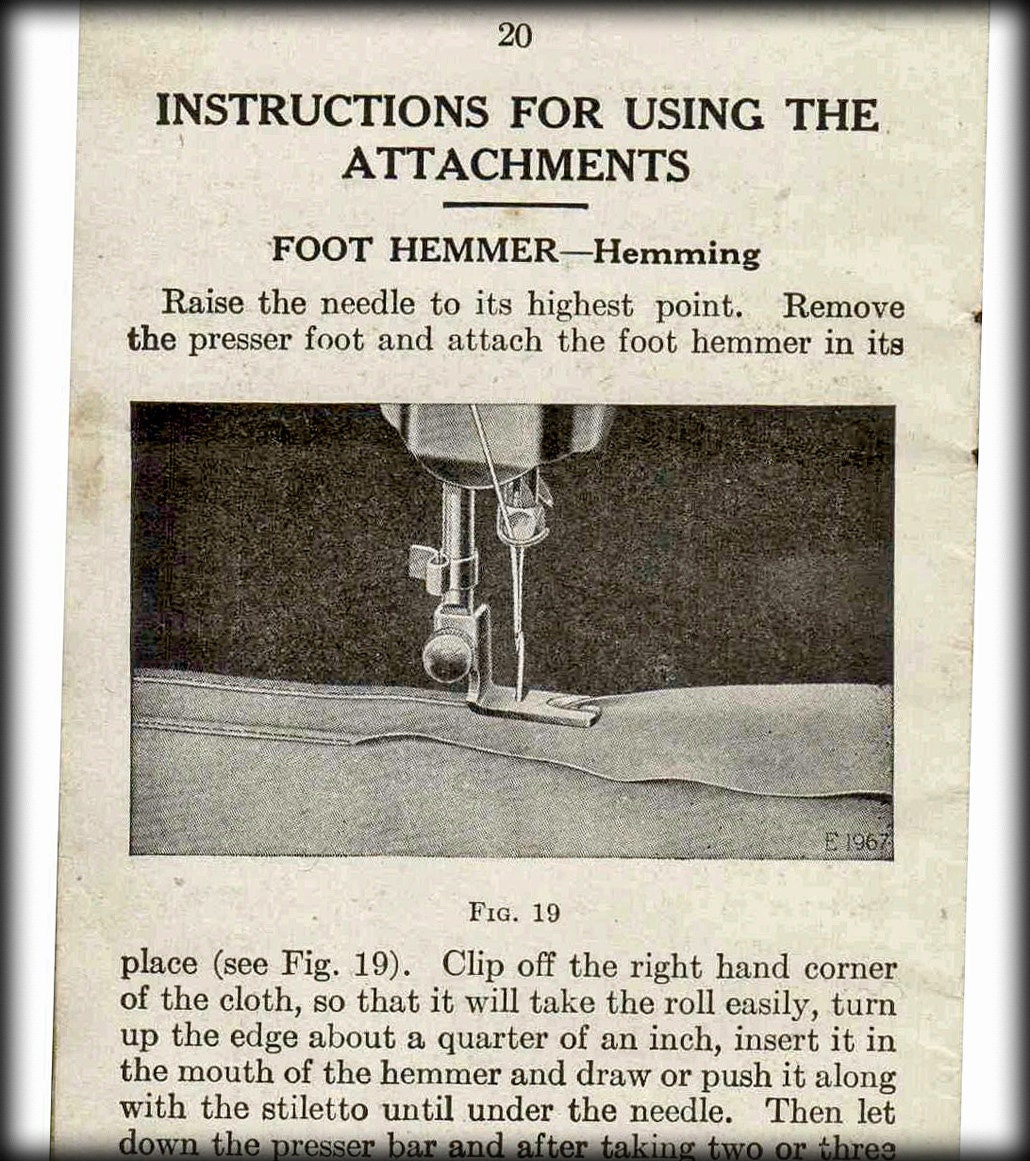 Singer Model: 115 Sewing Machine _instruction Manual _PDF Format ...