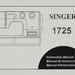 Singer 1725 _instruction Manual _digital Download _PDF Format - Etsy