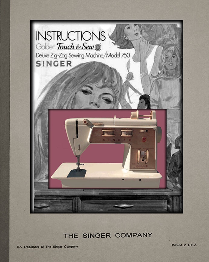 Singer 750 _touch N Sew _instruction Manual _digital Download _PDF ...