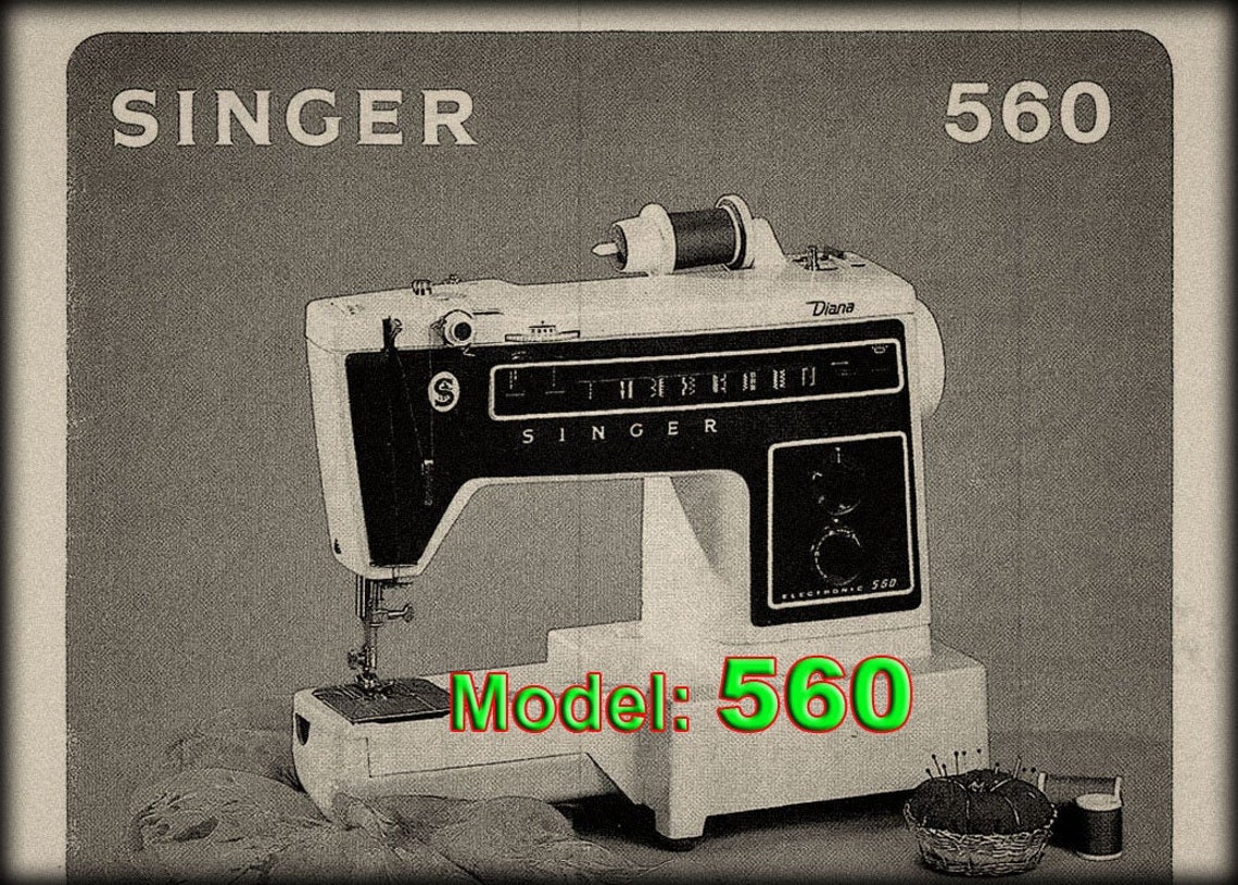 Instruction Manual of Singer 560 Sewing Machine _PDF Format _digital ...