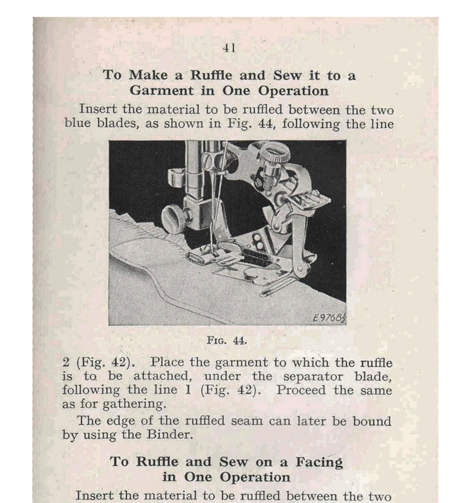 Singer 221k _instruction Manual _digital Download _PDF Format - Etsy