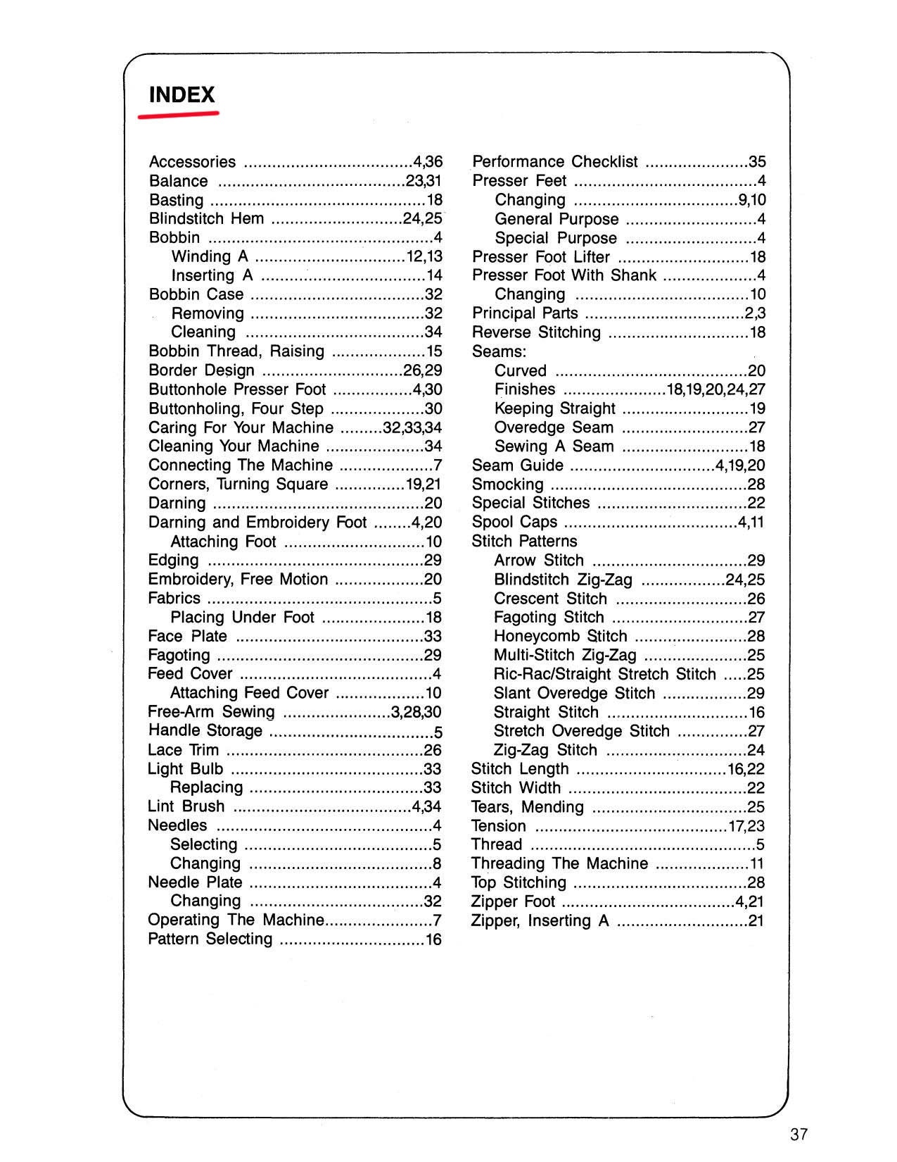 Singer 6234 Zigzag Sewing Machine _instruction Manual _digital Download ...