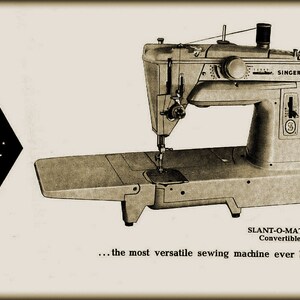 Singer Model- 431 _slantomatic_sewing Machine _instruction Manual ...