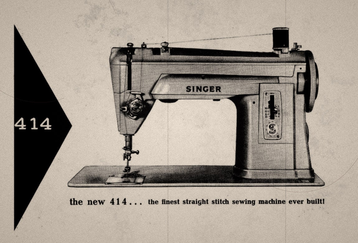 Singer 414 _instruction Manual _PDF Format _digital Download - Etsy