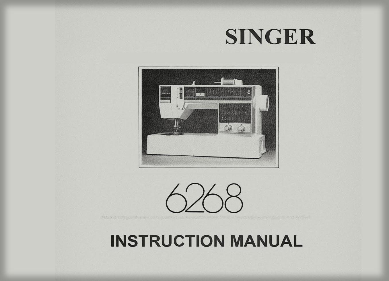 Singer 6268 Instruction Manual _digital Download _PDF Format - Etsy
