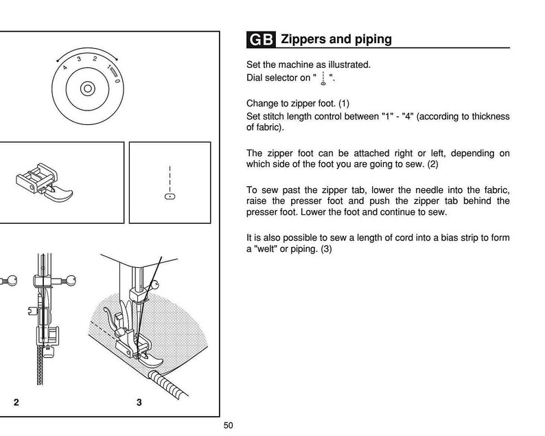 Singer 1507 _instruction Manual _digital Download _PDF Format - Etsy