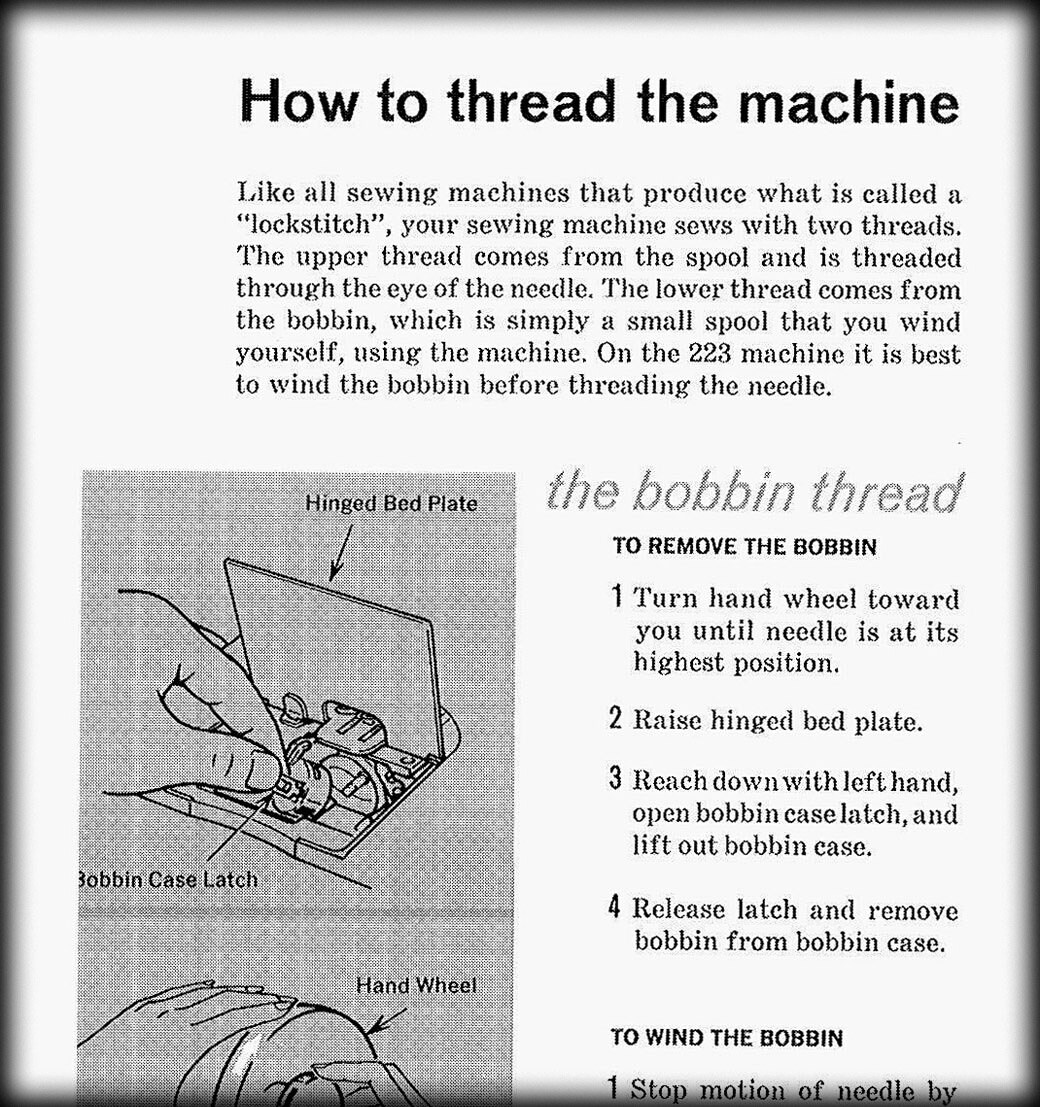 Singer 223 _instruction Manual _PDF Format _digital Download - Etsy