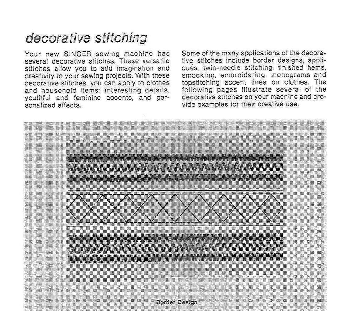 Singer Athena 1200 _Instruction Manual _PDF format _Digital | Etsy