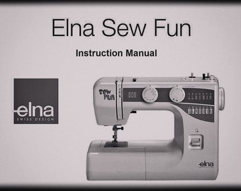 Elna Sew Fun Manual - Etsy