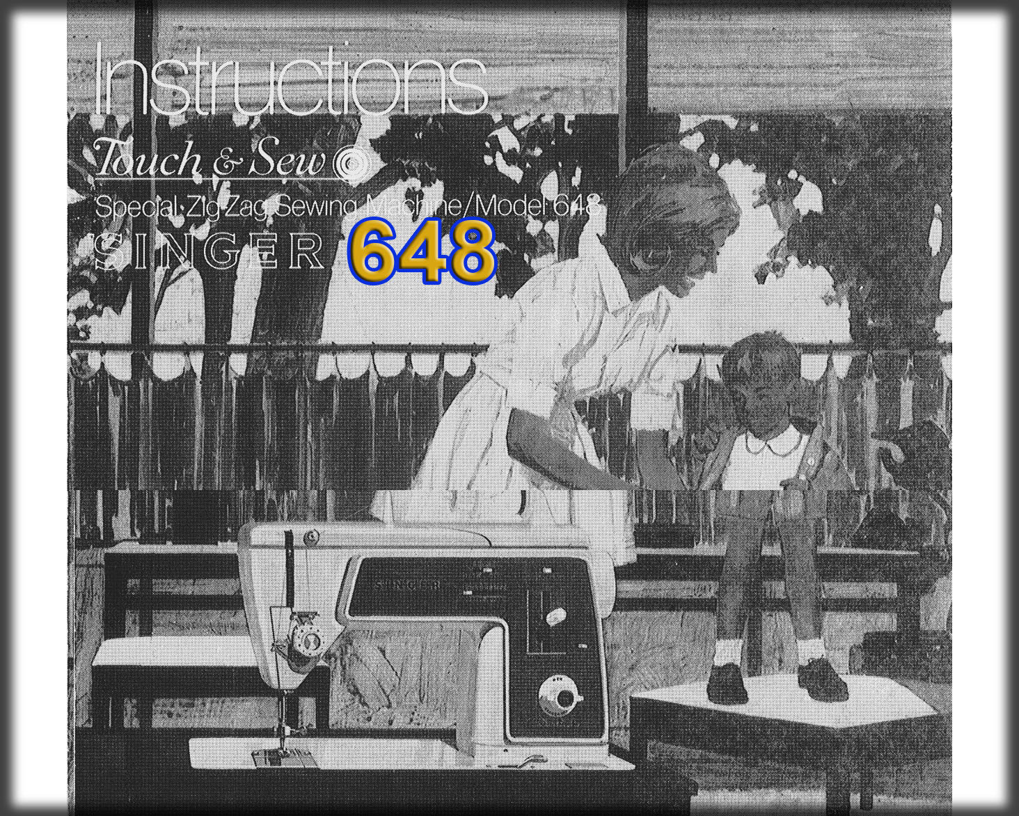 Singer 648 Touch & Sew _instruction Manual _digital Download _PDF ...
