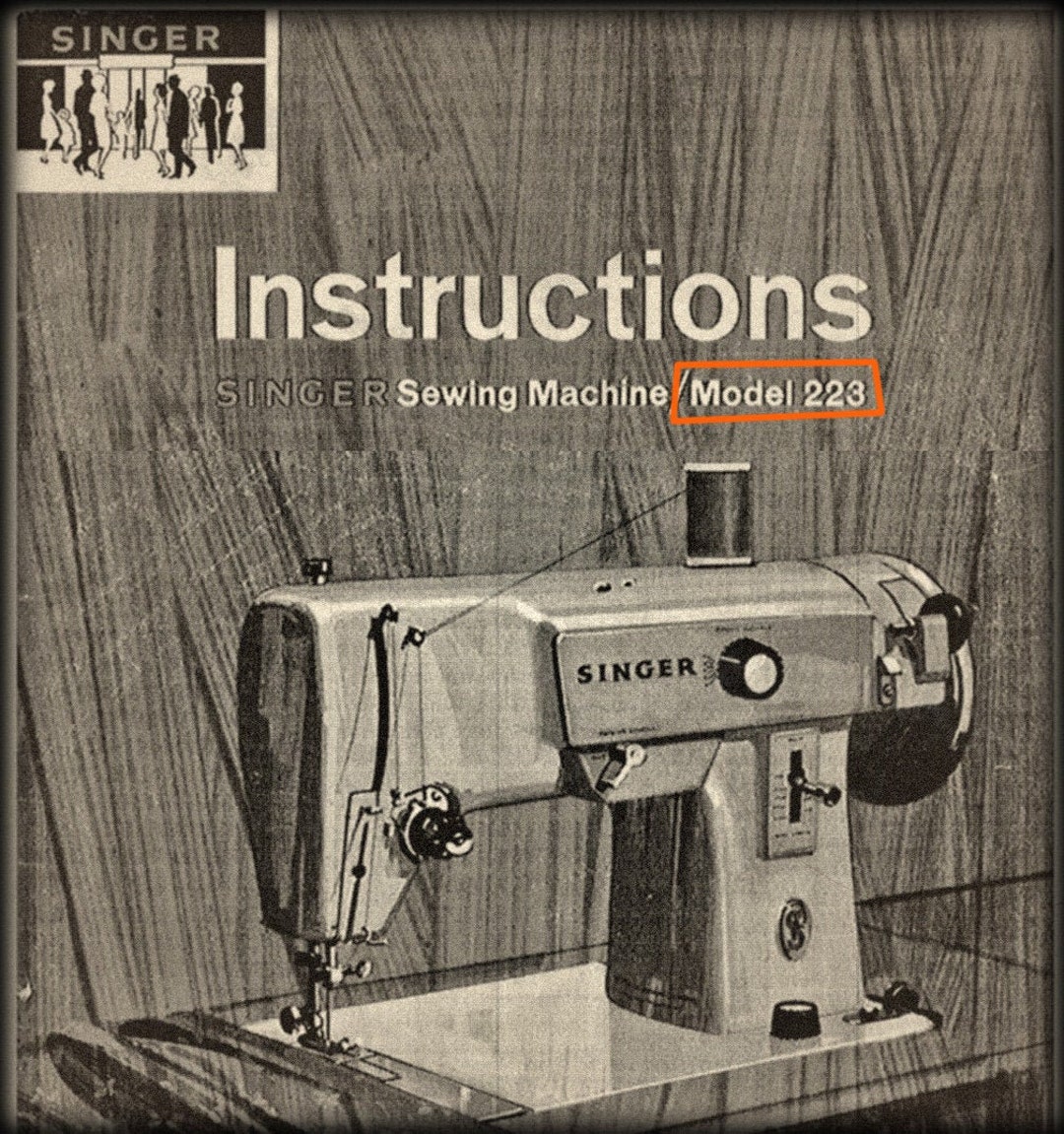 Singer 223 _instruction Manual _PDF Format _digital Download - Etsy