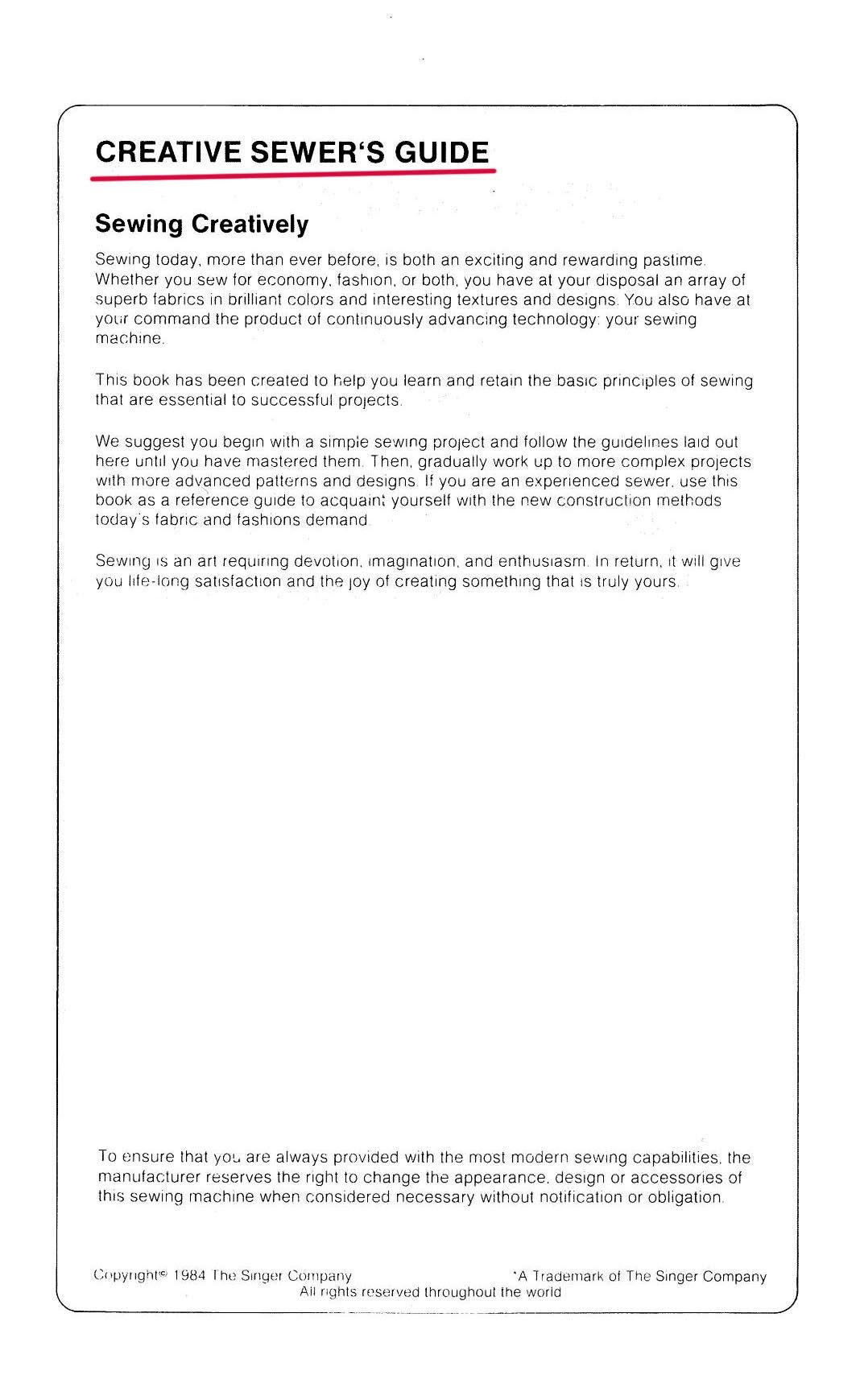 Singer 6268 Instruction Manual _digital Download _PDF Format - Etsy