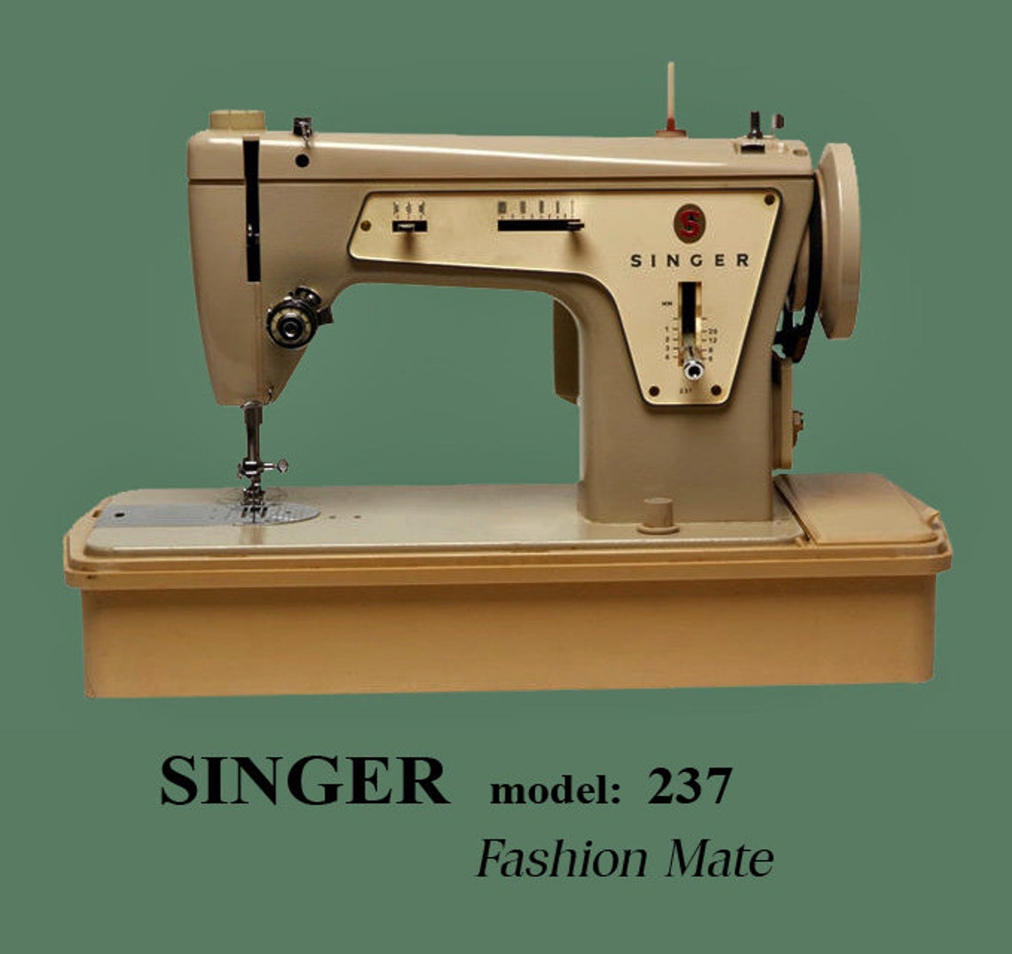 SINGER Fashion Mate 237 _instruction Manual _digital Download _PDF ...
