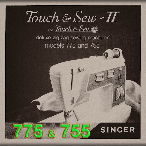 755 Sewing Machine Manual Manual - Etsy