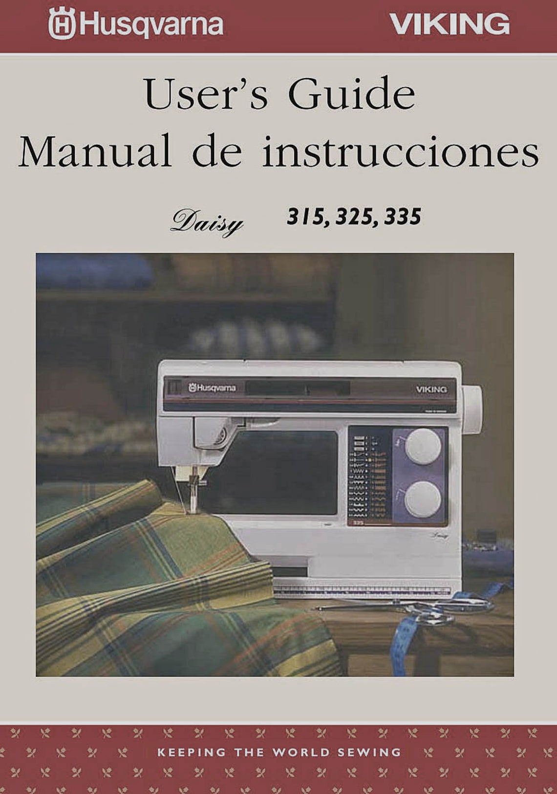 Husqvarna Viking Daisy Sewing Machine User Guide (PDF Download) - Etsy