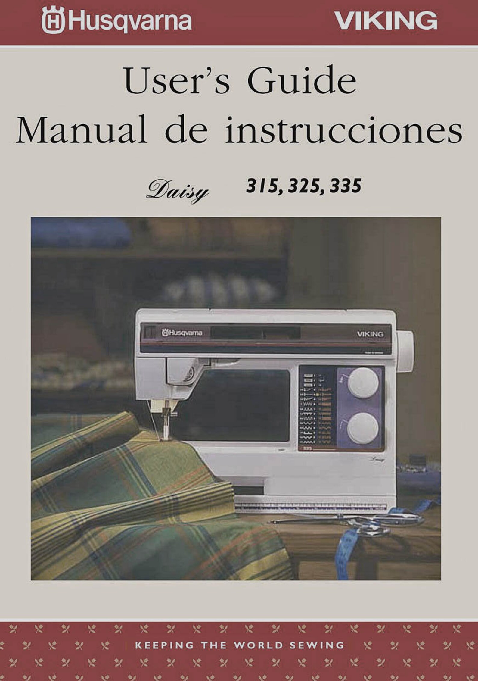 Husqvarna Viking Daisy Sewing Machine User Guide (PDF Download) - Etsy