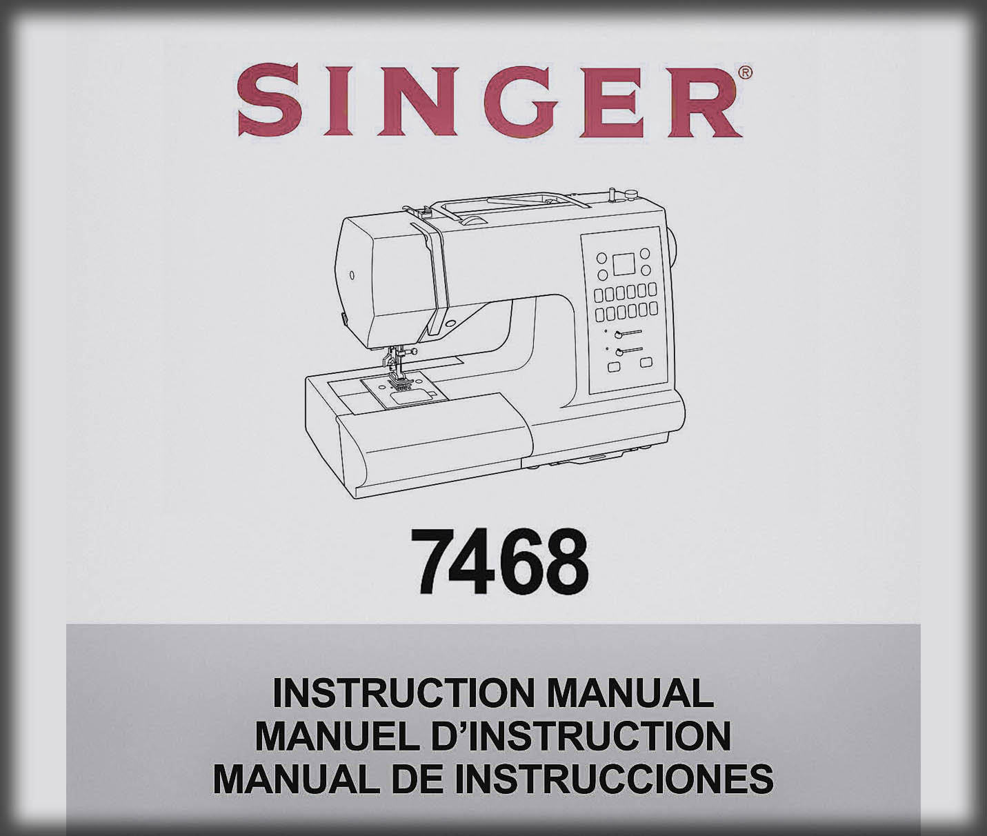 Singer 7468 _instruction Manual _digital Download _PDF Format _in ...
