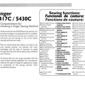 Singer 5417c _5430c _instruction Manual _digital Download _PDF Format ...