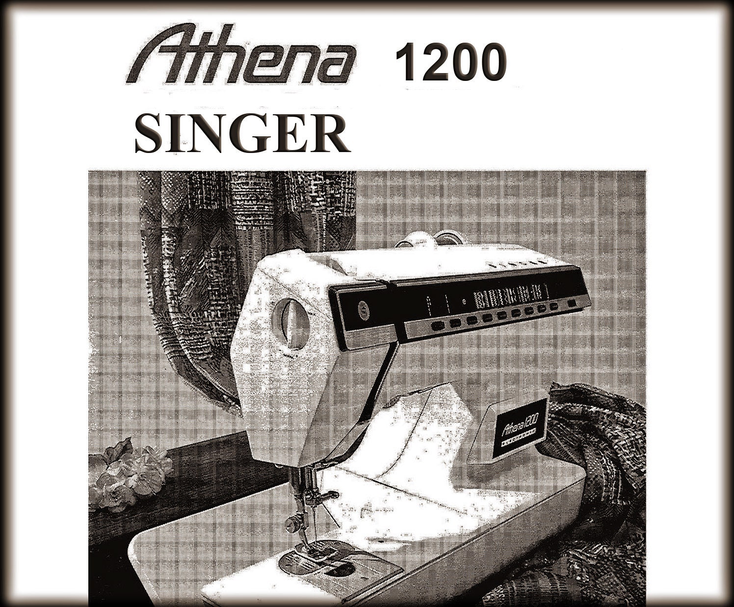 Singer Athena 1200 _instruction Manual _PDF Format _digital Download - Etsy
