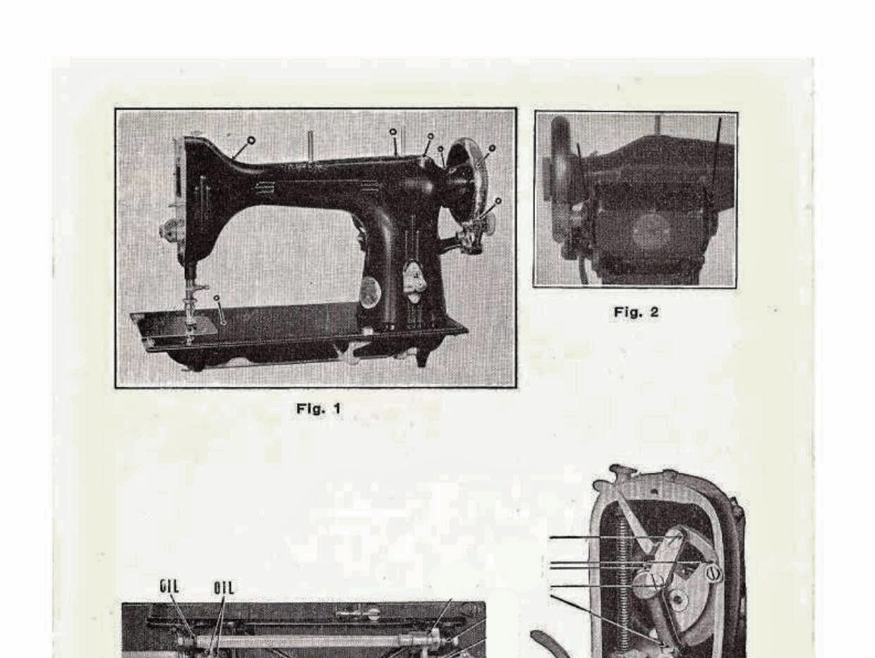 Instruction Manual _NEW HOME Model: NH Sewing Machine _digital Download ...