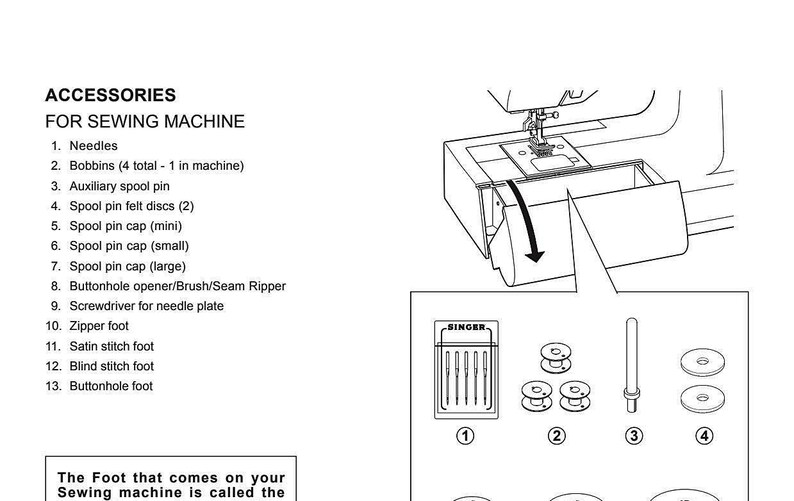 Singer 7468 _instruction Manual _digital Download _PDF Format _in ...
