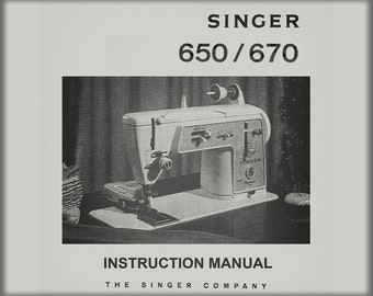 Singer _class 99 & 99K _sewing Machine _instruction Manual _PDF Format ...