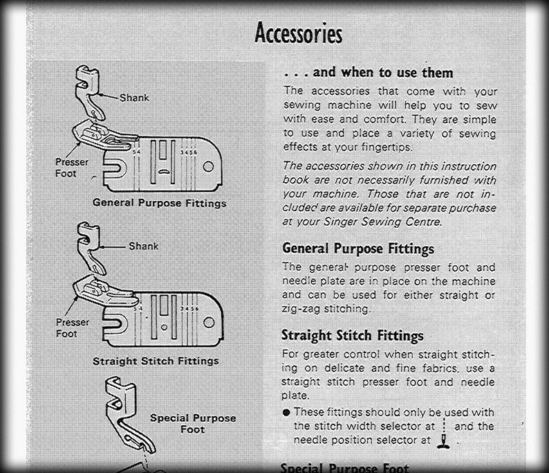 Singer 522 Stylist _instruction Manual _PDF Format _digital Download - Etsy