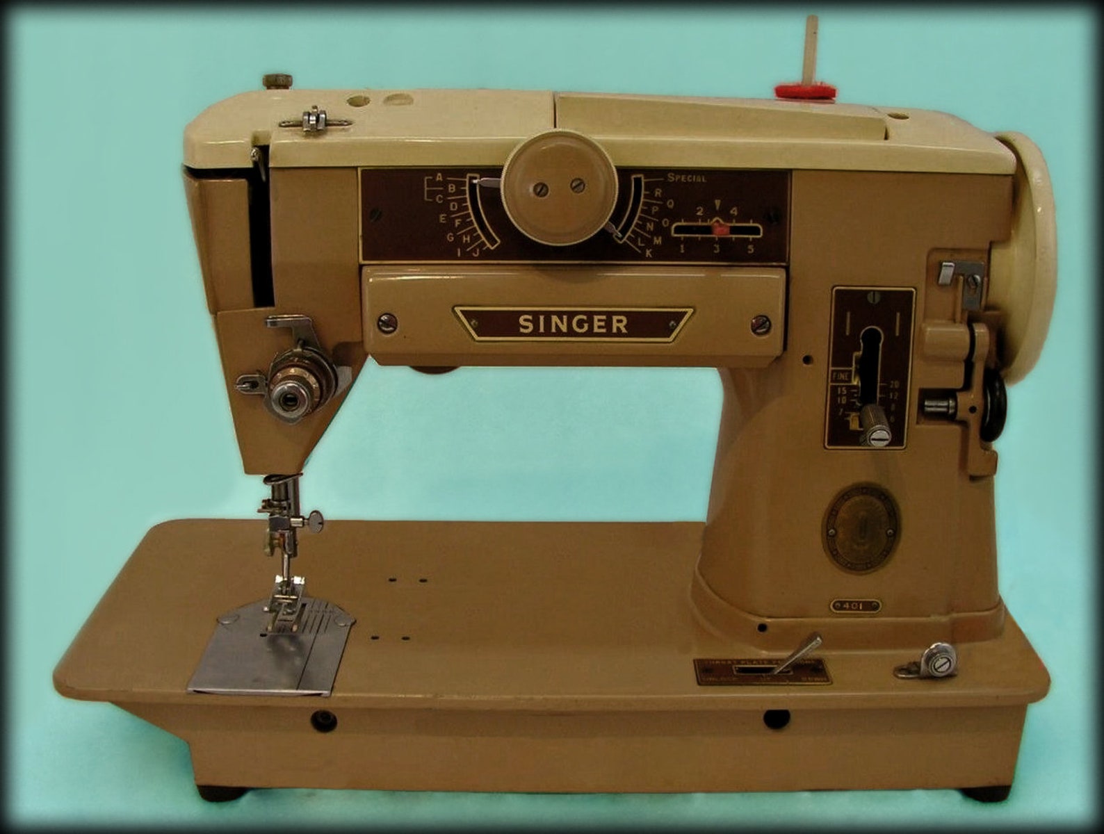 Singer 401 Slant O Matic _instruction Manual _digital Download _PDF ...