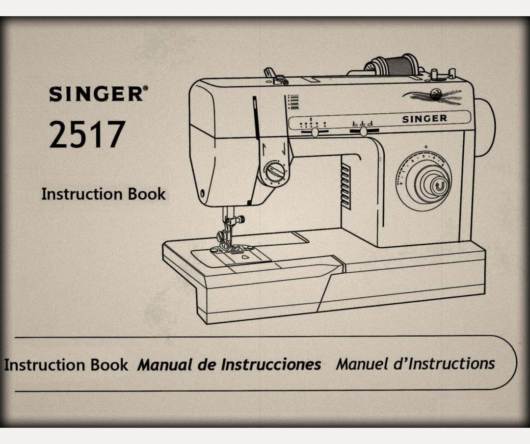 Singer 2517 _instruction Book _PDF Format _digital Download - Etsy