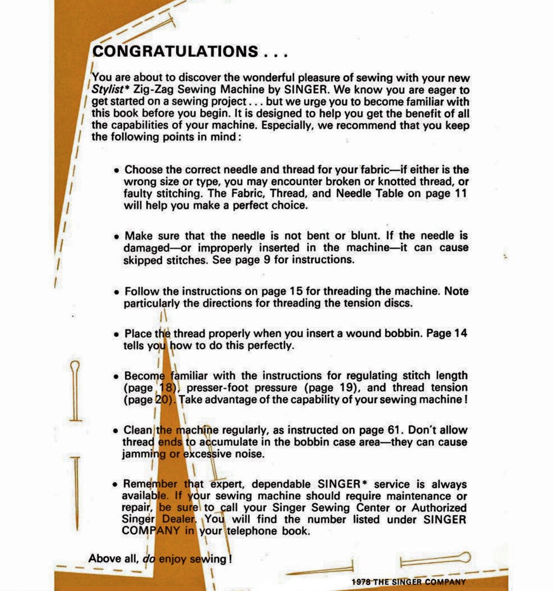Singer Stylist 834 Sewing Machine _instruction Manual _digital Download ...