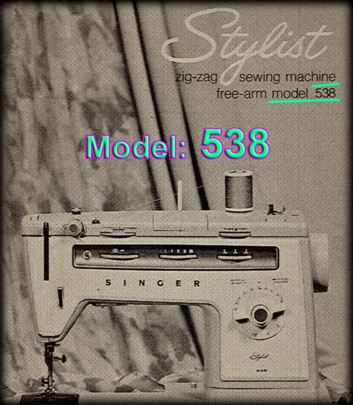 Singer 538 Stylist _instruction Manual _PDF Format _digital Download - Etsy