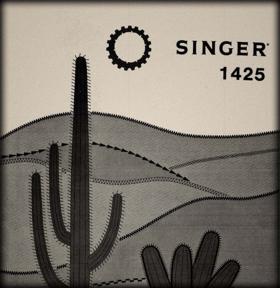 Singer 1425 _instruction Manual _PDF Format _digital Download - Etsy