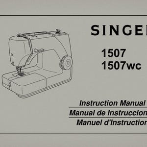 Singer 1507 _instruction Manual _digital Download _PDF Format - Etsy