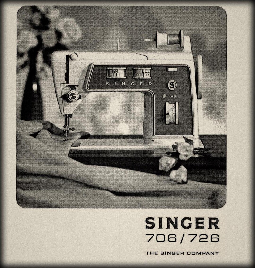 Singer 706 _726 _instruction Manual _PDF Format _digital Download - Etsy