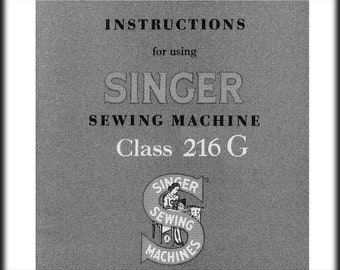 Singer Merritt Capri 219 & 217 Sewing Machine Instruction Manual PDF ...