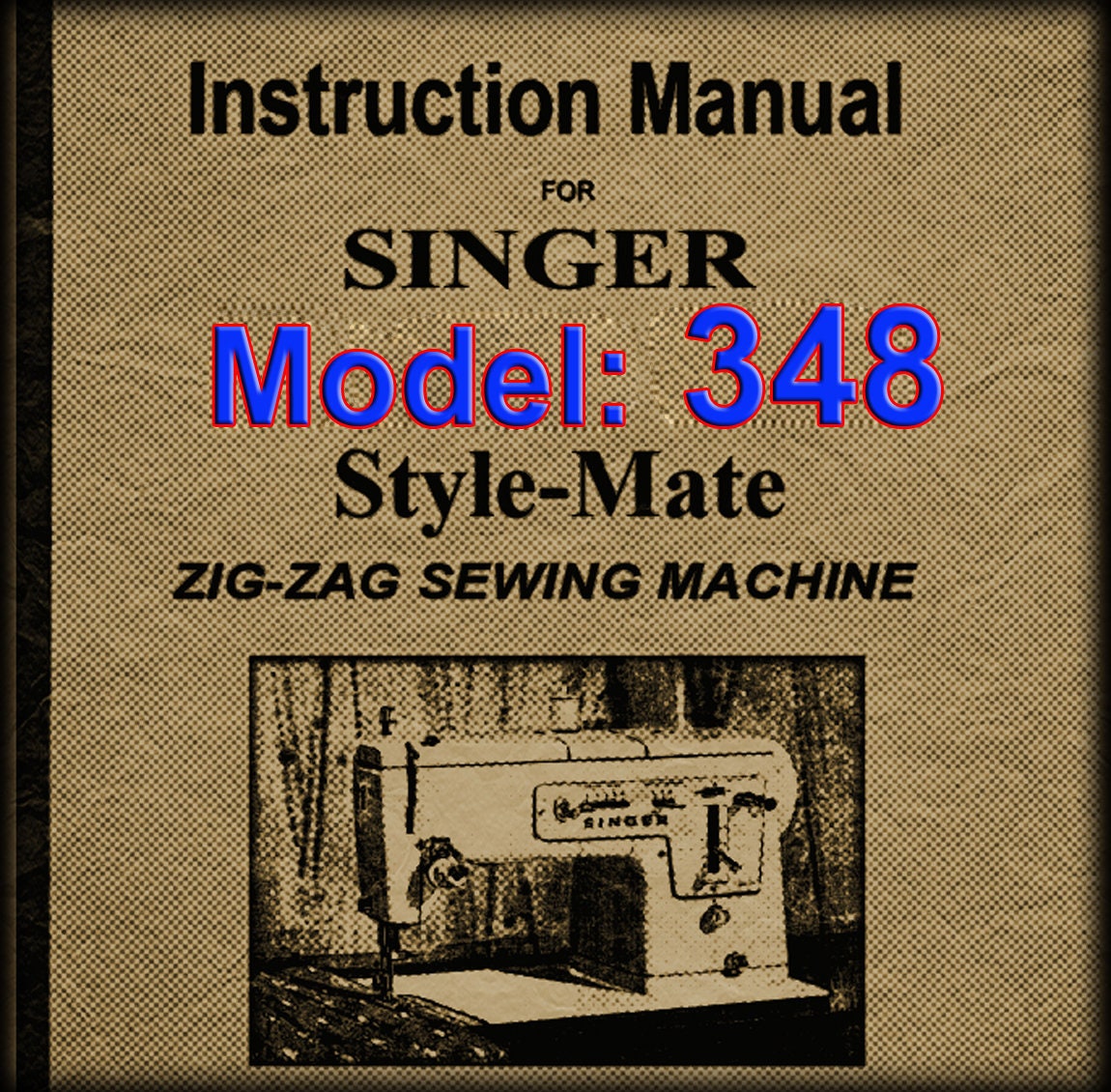 Singer 348 _instruction Manual _digital Download in PDF Format - Etsy