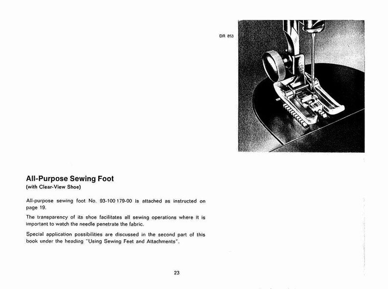 Pfaff 74 Sewing Machine Instruction Book (PDF Download) - Etsy