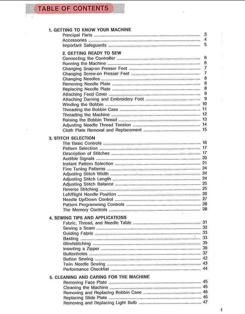 Singer 2210 _instruction Manual _PDF Format _digital Download - Etsy