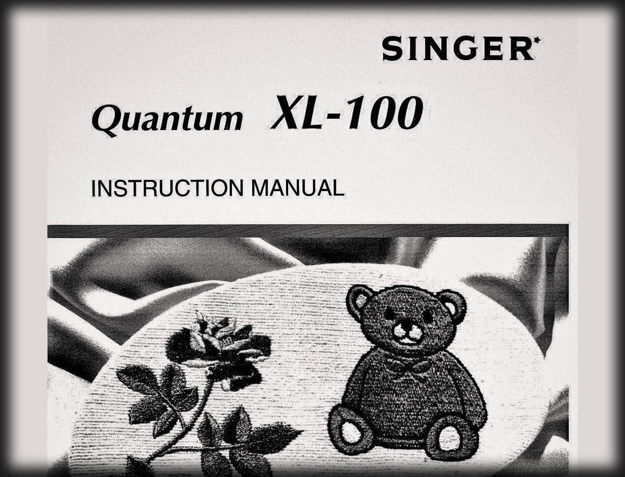 Singer XL 100 _instruction Manual _digital Download _PDF - Etsy