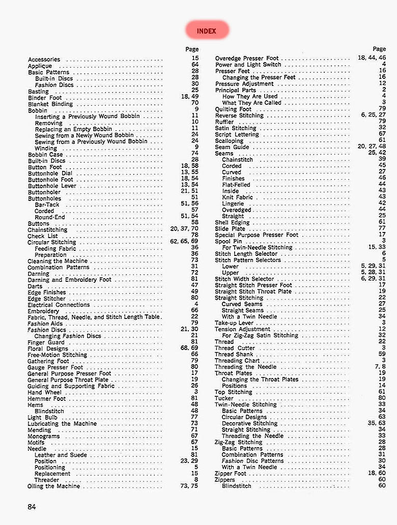 Singer 630 _golden Touch N Sew _instruction Manual _digital Download in ...