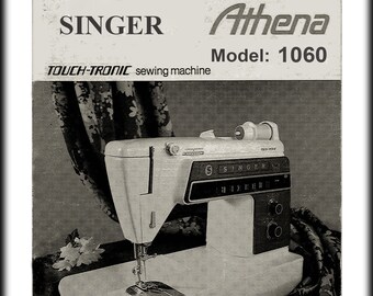 Singer Athena 2000 _instruction Manual PDF Format _digital | Etsy