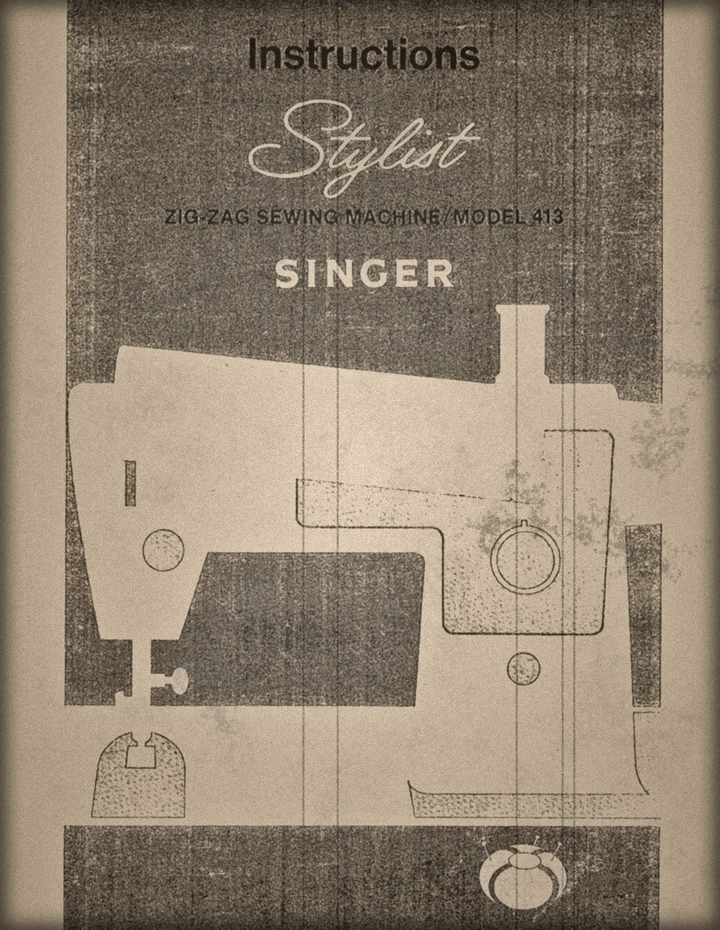 Singer 413 _stylist_zigzag _sewing Machine _instruction Manual _PDF ...