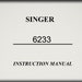 Singer 6233 _instruction Manual _PDF Format _digital Download - Etsy