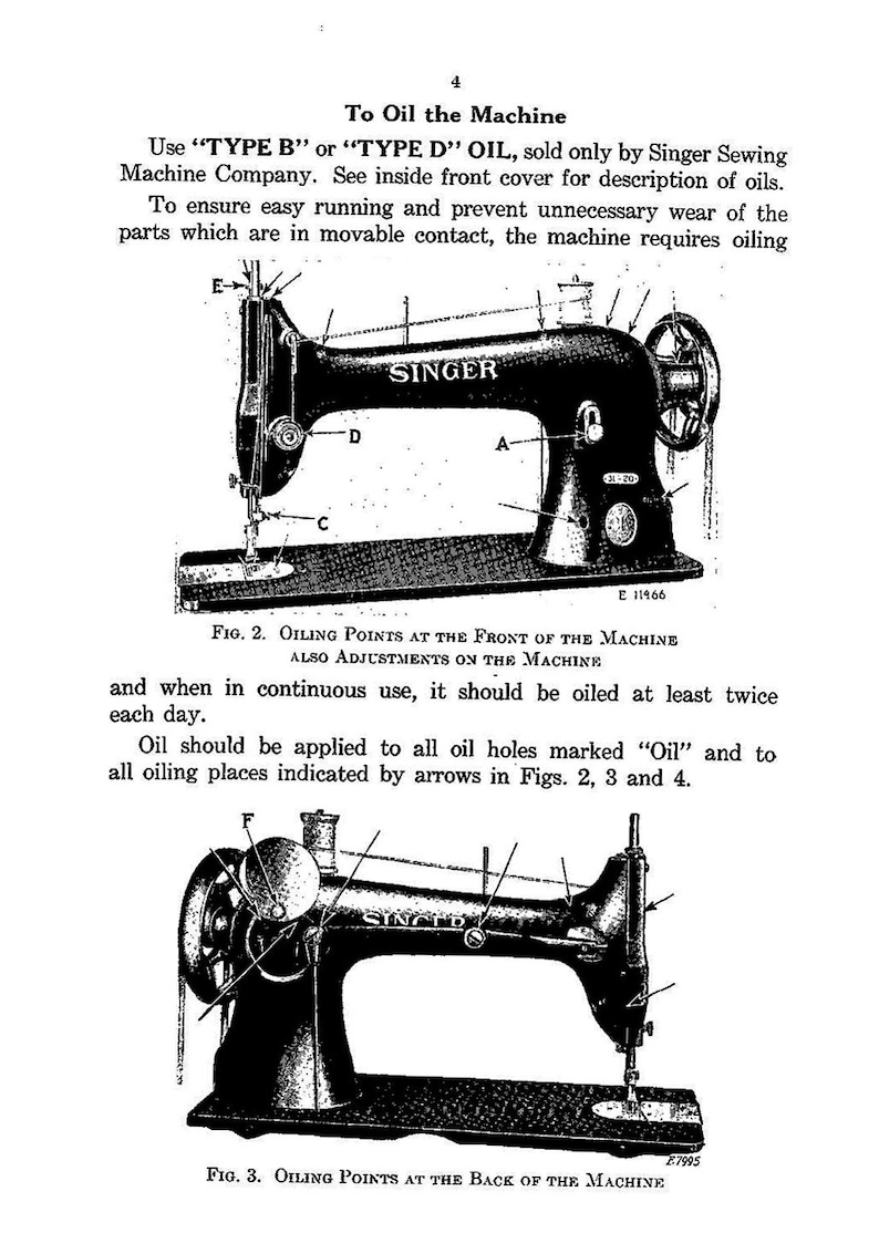 Singer 31-20 _instruction Manual for Using and Adjusting _PDF Format ...